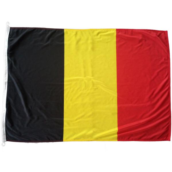 Quality Belgium Flagolden national screen printed high quality for sale