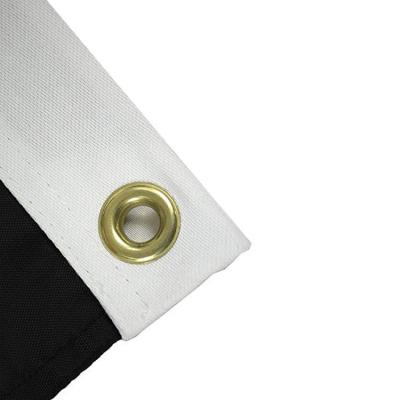 China Thin White Line Flag Custom Flag 3 X 5' Knitted Polyester Single Reverse for sale