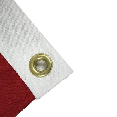 China Bandeira da Marinha dos EUA Jack 3x5 'Polyester de tricô de canvas exterior cabeçalho e grommets à venda