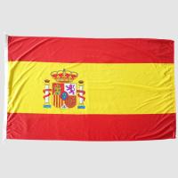 Quality Spain Flagolden national screen printed high quality for sale