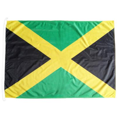 China Bandeiras de país de lado único, lado duplo, camada intermédia, Jamaica 100% poliéster à venda