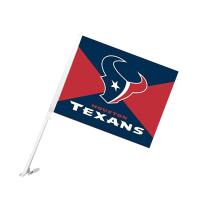 Quality TES Car Flag Screen Printed 100% Polyester Single Sided Or Double Sided for sale