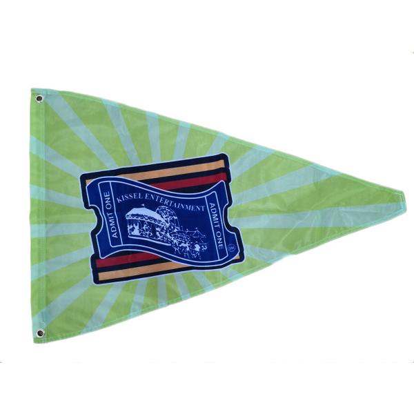 Quality 12 X 18" Sports Flag Single Reverse Knitted Polyester Pennant for sale