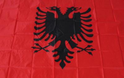 中国 消し去れない アルバニア国旗 屋外用 ポリエステル 素材 双縫い 販売のため