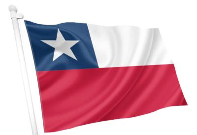 中国 チリ国旗 ロープ ループ仕上げ スクリーン印刷 屋外屋内使用 販売のため