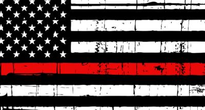 China Lightweight Design Thin Red Line Flag Bright Vivid Fade Proof for sale