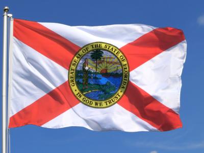 China Florida Flag DuPont Nylon 66 Fabric Fade-resistant Colors Reinforced Canvas for sale