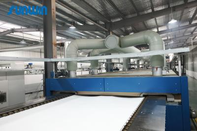 Cina macchina a gas della struttura dello stenditoio del tubo di 3200mm per i tessuti 185KW del vello in vendita
