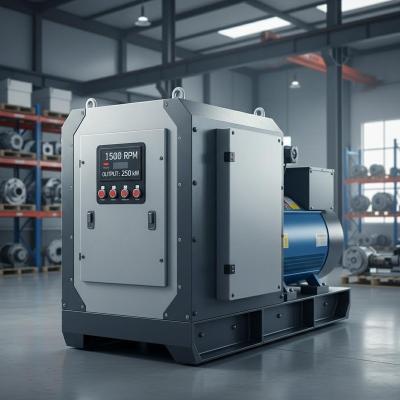 China 1500RPM Diesel Generator Alternator with Cast Iron Housing and 94.0KW Rated Power for Commercial Backup for sale