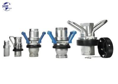 China 1 - 4 inch Industrial Hose Fittings SS Messing Aluminium Dry Break Disconnect Couplings Te koop