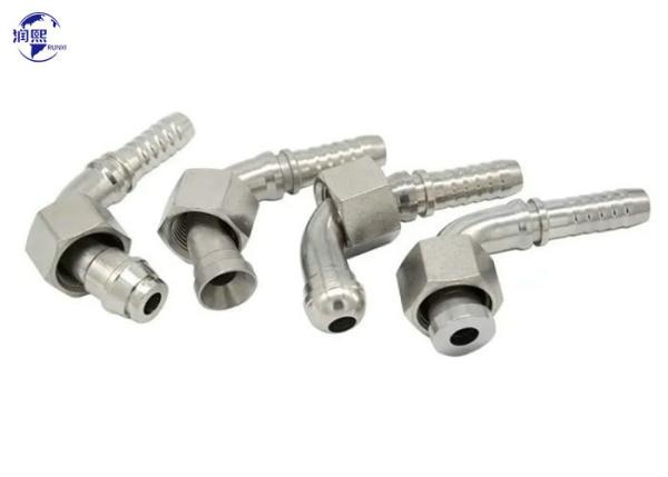 Quality 45 Degree Metric Hydraulic Hose Fittings High Tensile Carbon Steel CE ISO9001 Approved for sale