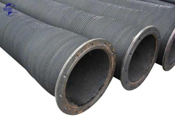 Quality SBR NR Rubber Coated Textile / Steel Wire Reinforced Hose Flexible Dredging Suction Hose for sale