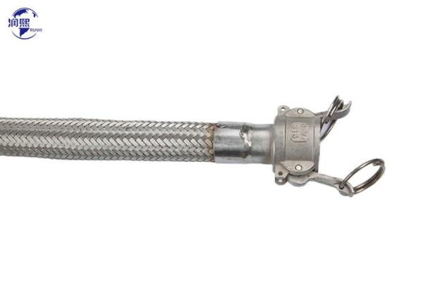 Quality Stainless Steel Wire Braided Metal Flexible Hose High Pressure 1/4 3/8 Inch Flexible Hose for sale