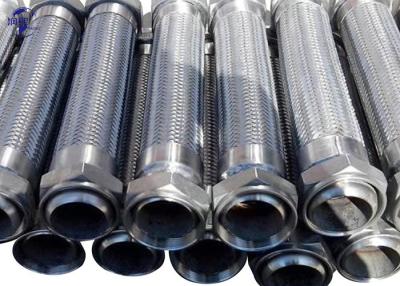 China Hoogtemperatuurgastransferslang roestvrij staal met flenster metalen slangpijp Te koop