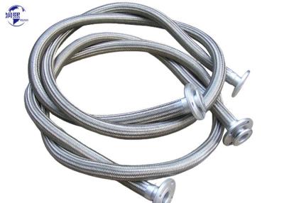 China Aanpasbare lengte water metalen flexibele slang 304 roestvrij staal gevlochten slangpijp Te koop
