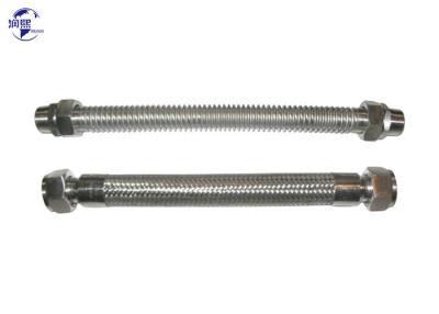 China Korrosionsbeständige Metallflexible Schläuche Hochdruck 304 Edelstahl geflochtenen Schläuchen zu verkaufen