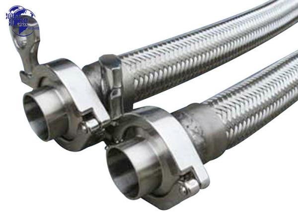 Quality Corrosion Resistant Metal Flexible Hose High Pressure 304 Stainless Steel Braided Hoses for sale