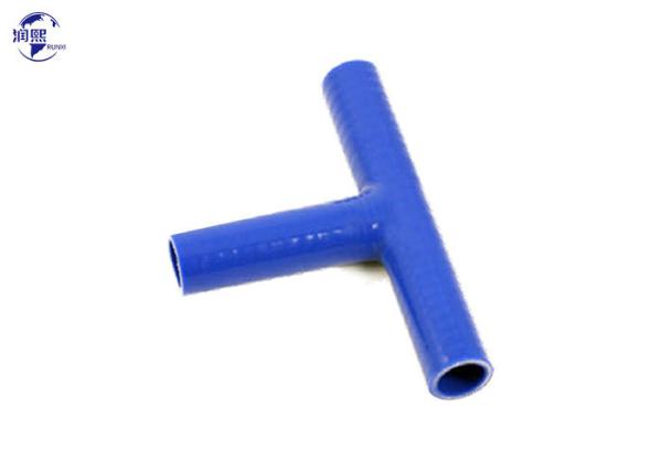 Quality Oil Resistant T-Shaped Pump Valve Fittings Silicone Rubber Hose Connector for sale