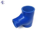 Quality Automobile Intercooler Radiator Turbo Fittings T Shaped Silicone Rubber Hose for sale