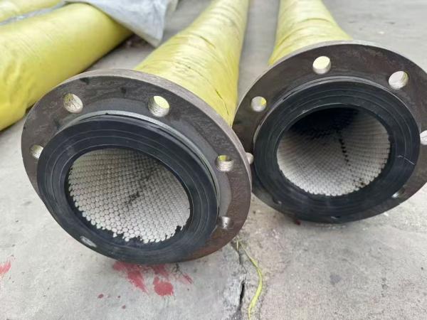 Quality Wear Resistant Industrial Flexible Hose Combining Tough Rubber and Ceramic Components for in Port River and Mining Operations for sale
