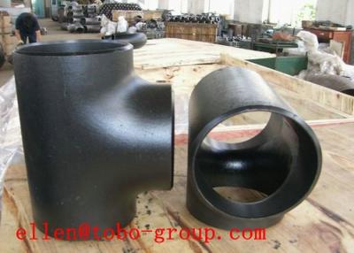 China TOBO STEEL Group  carbon A234 WPB and stainless 316L composite tee Elbow fittings for sale