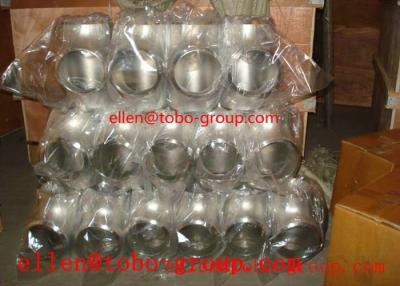 China TOBO STEEL Group carbon A234 WPB and stainless 304 composite Elbow tee fittings for sale