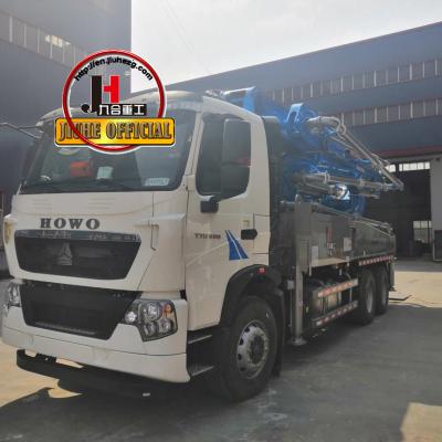 China JIUHE BRAND Máquinas de concreto 38m Caminhão de bomba de concreto 38X-5Z com chassi 6x4 Sinotruk à venda