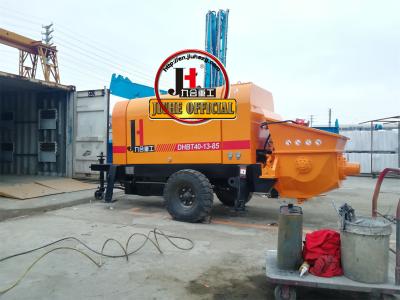 Cina JIUHE DHbts 40m3/h Piccola pompa di calcestruzzo diesel per la costruzione di edifici in vendita