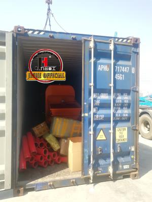 Cina JIUHE DHbts 40m3/h Piccola pompa di calcestruzzo diesel per la costruzione di edifici in vendita
