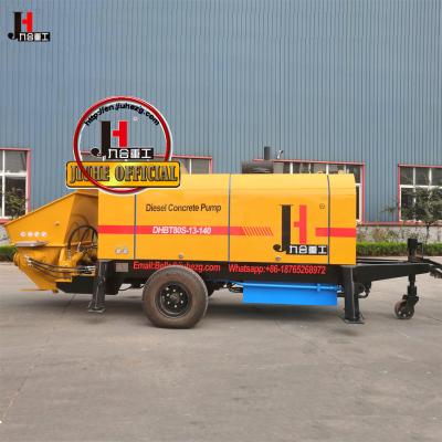 Cina HBT6013K 60m3/h pompa di calcestruzzo diesel stazionaria montata su rimorchio in vendita
