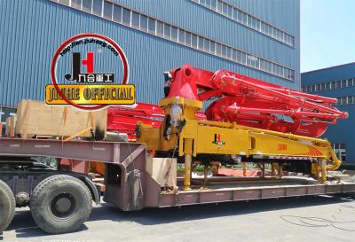 China JIUHE 30m HB30K Kleine Betonpomp Diesel Truck 230*1600mm 25time/Min 100cbm/H Eruo III 100m3 Te koop