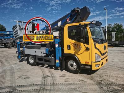 Cina Cina Piattaforma di lavoro elevata montata su camion Fabbrica JIUHE Piattaforma di lavoro elevata montata su camion 29m in vendita