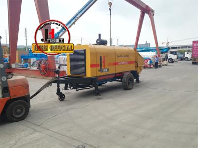 Cina Più venduti DHBT80 pompa di calcestruzzo ad alta pressione rimorchio pompa di calcestruzzo montata in vendita pompa idraulica rimorchio in vendita