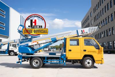 China JIUHE Brand New 32m 4x2 Customization High-Altitude Ladder Loading Truck Operation Truck for sale