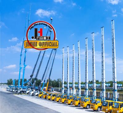 China JIUHE Brand New 32m 4x2 Customization High-Altitude Ladder Loading Truck Operation Truck for sale