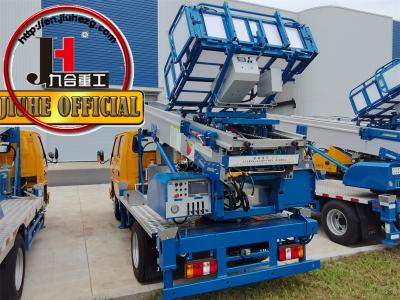 Cina JIUHE Nuovo JMC a doppia fila 32M 36M Camion a secchioni Camion scala aerea Camion idraulico Telescopici Mobili di sollevamento Camion in vendita
