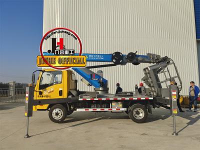 Cina JIUHE 25m Piattaforme aeree montate su camion con boom telescopico in vendita