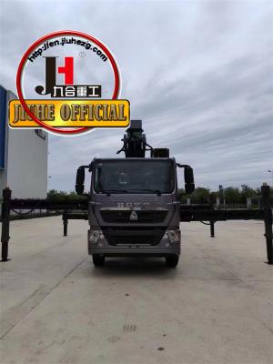 Cina JIUHE Piattaforma di sollevamento Camion montato Boom Lift Piattaforma di lavoro aereo JIUHE Camione di sollevamento a secchi 45m Camione di operazioni aeree in vendita