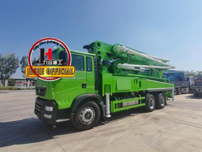 China JIUHE Fabrieksvoorziening 38m 38X-5RZ-3 Kleine Betonpomp Truck Prijs Truck Gemonteerde Pomp Voor Beton Te koop