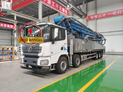 Cina JIUHE basso consumo di carburante HB58K Grande pompa per calcestruzzo camion 58m camion montato pompa per calcestruzzo grande pompa per calcestruzzo in vendita