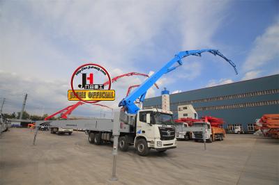 Cina JIUHE 58M cement concrete boom pump truck construction truck pumping in vendita