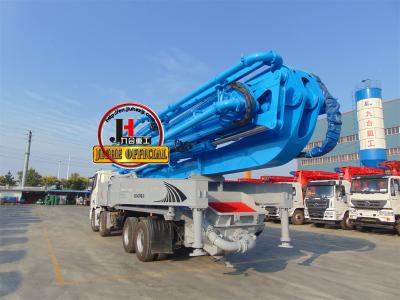 Cina JIUHE 58M cement concrete boom pump truck construction truck pumping in vendita