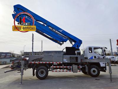 Cina 30M truck mounted concrete boom pump construction equipment Supplier JIUHE factory price mini concrete pump truck in vendita