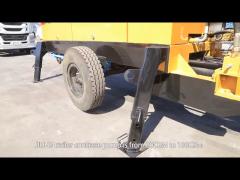 Diesel And Electric Power Type Tow Behind Trailer Stationary Station Concrete Pump Schwing Stetter Concrete Pumps