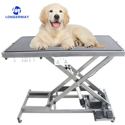 China Adjustable table for vet use Dog cat grooming table pet electric for sale