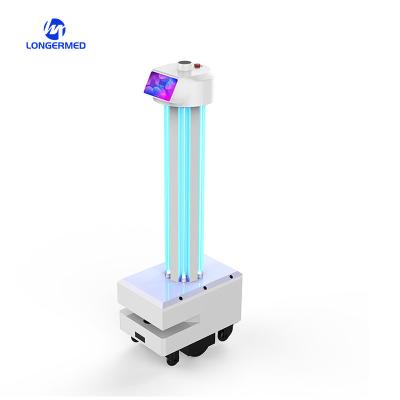 China High-Tech Sterilizing Robot Touch Screen Disinfection Air Cleaning Robot For Supermarket uvc robot for sale