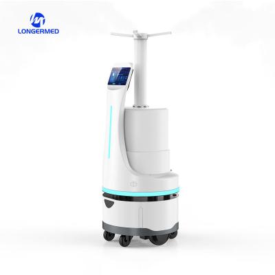 China Autonomous Navigation By Elevator Air Disinfect Sterilizer Disinfectig Robot Sanitation And Disinfection Robots for sale