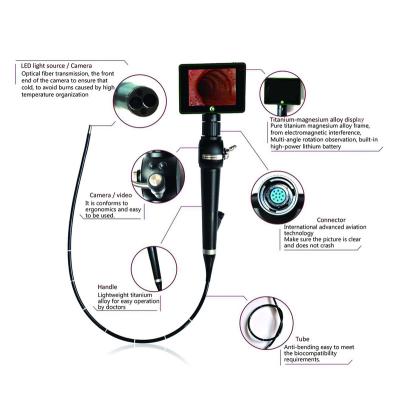 Cina Electric Fiber Optic Video Camera Anesthesia Video Laryngoscope 3.8mm in vendita