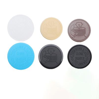 Child Resistant Caps, White Pulp/PE Lined Child Resistant Caps w/ Snap Lock