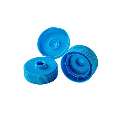 China 38-400 Blue Smooth Wall Black PP Flip Top Closure for sale